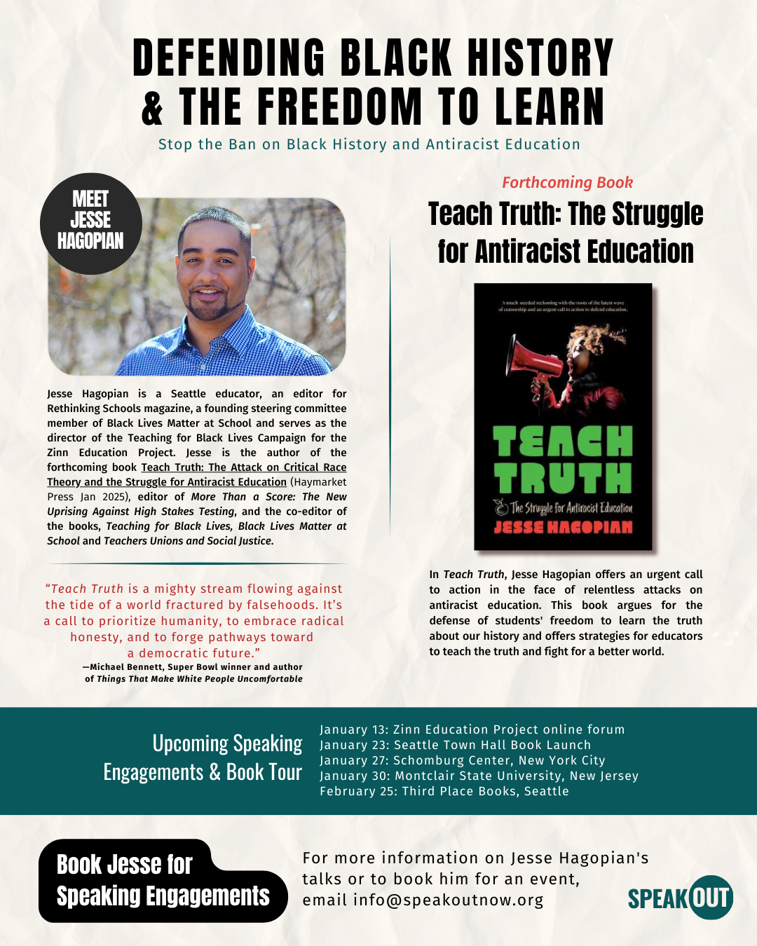 Announcing the Teach Truth Book Tour: Host an Event in Your City! – I ...